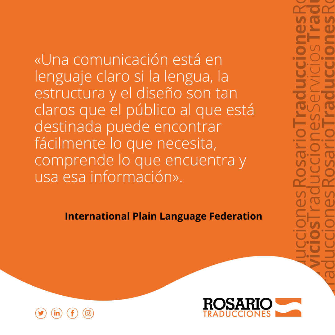 LENGUAJE CLARO: LA COMPRENSIÓN COMO UN DERECHO DE LA CIUDADANÍA ...